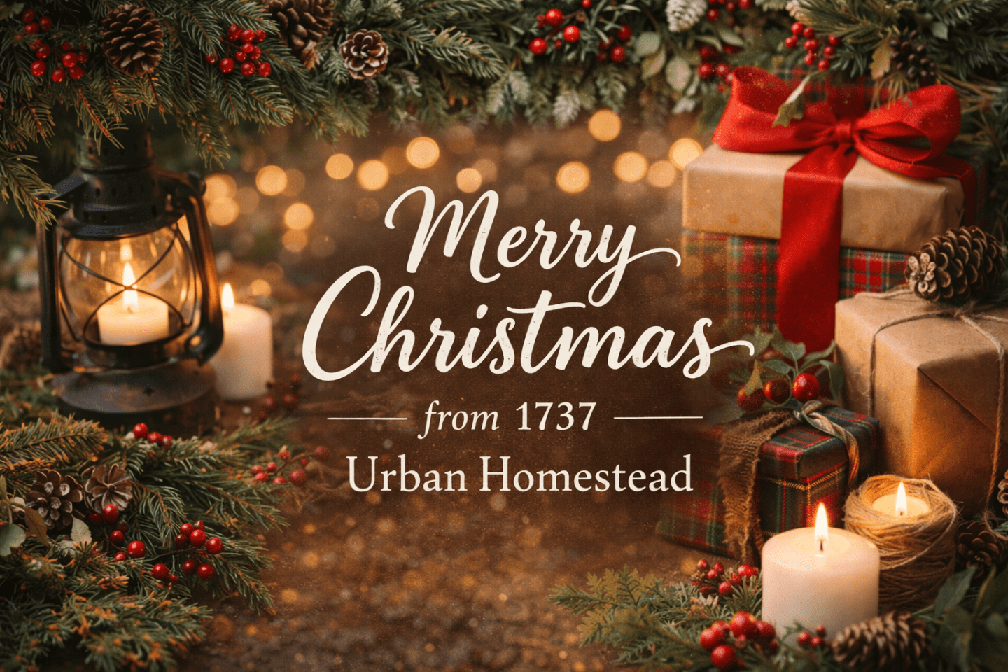 Merry Christmas from all of us at 1737 Urban Homestead – 1737 Urban ...